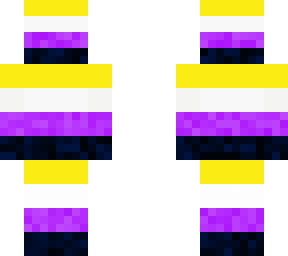 NONBINARY FLAG SKIN | Minecraft Skin