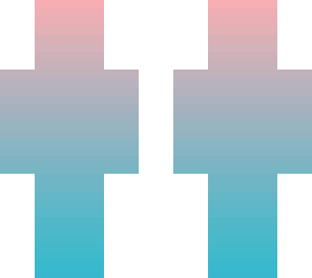 pink and teal ombre :) | Minecraft Skin