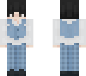 Cal Blue Vest | Minecraft Skin