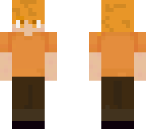 Orange Boy hair | Minecraft Skin