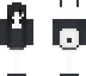 panda cool girl | Minecraft Skin