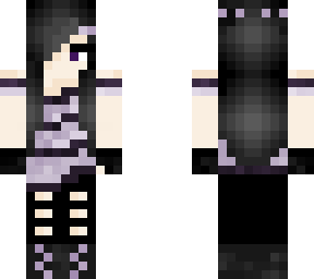 purple emo girl | Minecraft Skin