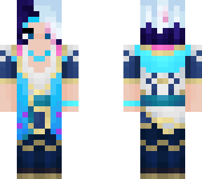 Spirit Blossom Aphelios | Minecraft Skin