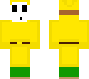yellow shy guy | Minecraft Skin