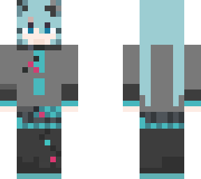 Broken miku | Minecraft Skin