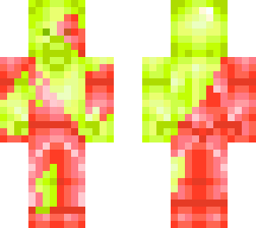 Fusion Steve (Lime Steve) & (Red Steve) | Minecraft Skin