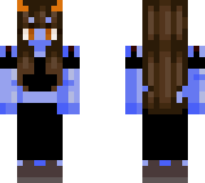 blue devil | Minecraft Skins