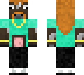 Mullet Man Cow | Minecraft Skin