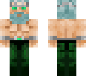 Poseidon colour change (credit to RubyCreeper17) | Minecraft Skin