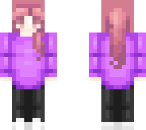 sueter morado | Minecraft Skin