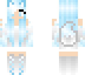 icy wolf | Minecraft Skin