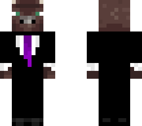 Ox in a suit | Minecraft Skin