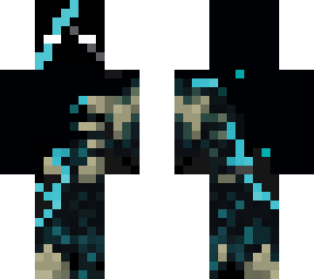 Dark Brine Warden | Minecraft Skin