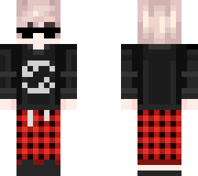 dave strider wearing karkats sweater (Ears mod) | Minecraft Skin