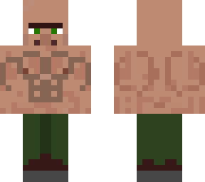 Muscular Villager | Minecraft Skin