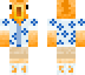 Nate the Goldfish | Minecraft Skin