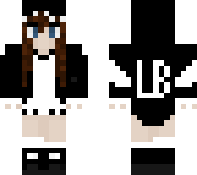 Orca shark girl | Minecraft Skin