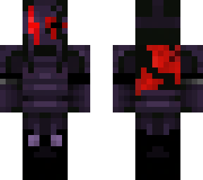 Red Assasin (Broken Mask - 1 Eye) | Minecraft Skin