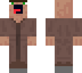 Screaming dumb villager | Minecraft Skin