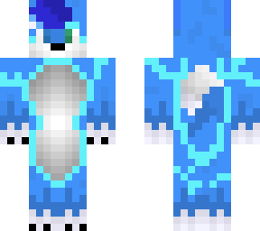 lightning fox | Minecraft Skin