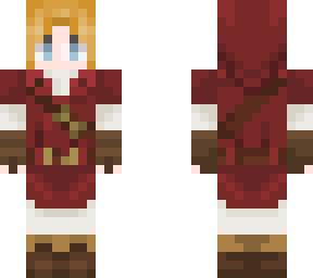 Link - Ocarina of Time | Goron Tunic | Minecraft Skin