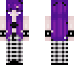 Alt Girl with Bracelets | Minecraft Skin