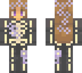 Flower_skulls purple | Minecraft Skin