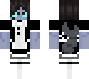 Sebastian Solace in a maid dress | Minecraft Skin