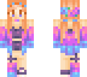 glitch girl | Minecraft Skins