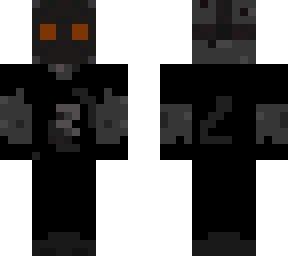 black orange jason voorhees | Minecraft Skin