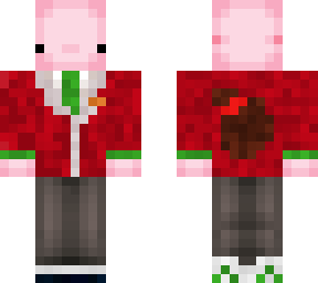 Christmas axolotl bronze | Minecraft Skin