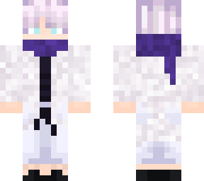 Satoru Gojo Jujutsu Kaisen | Haori Maky rework | Minecraft Skin