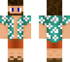 Summer Mullet Guy (fixed) | Minecraft Skin