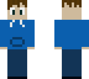 Blue hoodie | Minecraft Skin