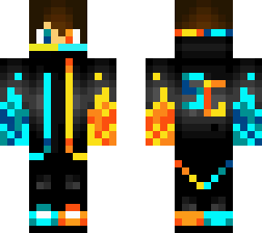Fire And Ice | Minecraft Skin