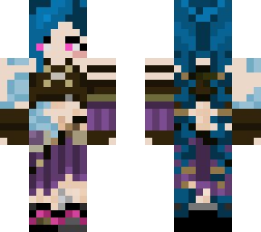 Jinx - Arcane | Minecraft Skin
