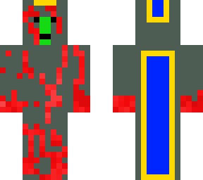 lime blob knight | Minecraft Skin