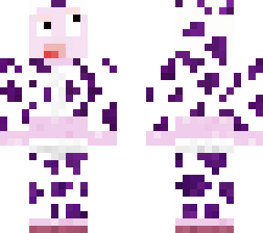 Pig dress as a purple Cow | Minecraft Skin