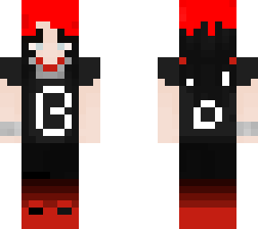 Billie Eilish red roots | Minecraft Skin