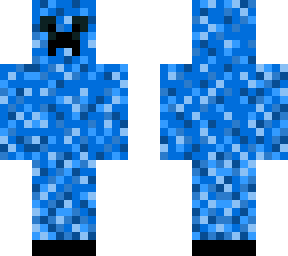 blue creeper | Minecraft Skins