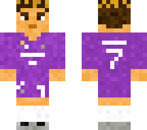Cristiano Ronaldo Real Madrid (Noodle Hair) | Minecraft Skin