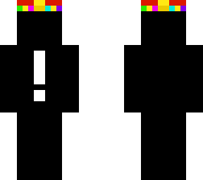 Exclamation Mark skin with Royal Crown. | Minecraft Skin