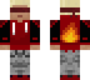 Fire Skin V1.1 Hoodie | Minecraft Skin
