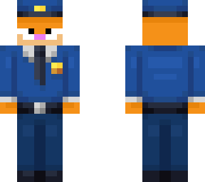 Garfield Cop | Minecraft Skin