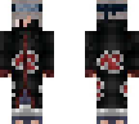 kakashi joined the akatsuki v3 (Added a lil sum) | Minecraft Skin