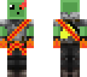 Fire Slime | Minecraft Skin