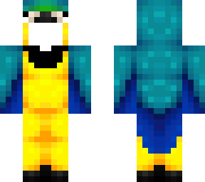 OB - Blue And Gold Macaw Onesie | Minecraft Skin