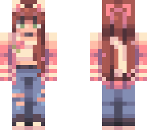 strawberry cat | Minecraft Skins