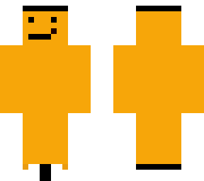 orange derp | Minecraft Skin