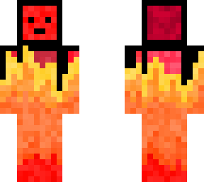 Red fire guy | Minecraft Skin